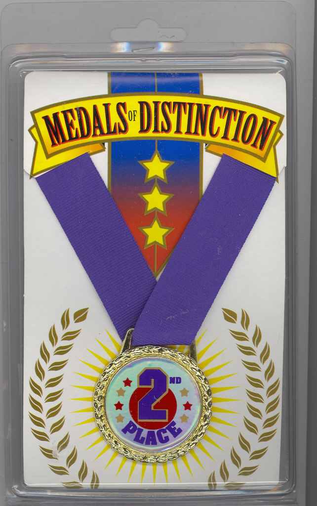 Medals of distinction 2e plaats