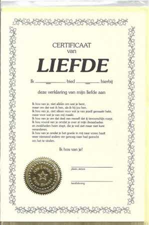 Oorkondes leuke spitsvondige onderscheiidingen als blijk van waardering